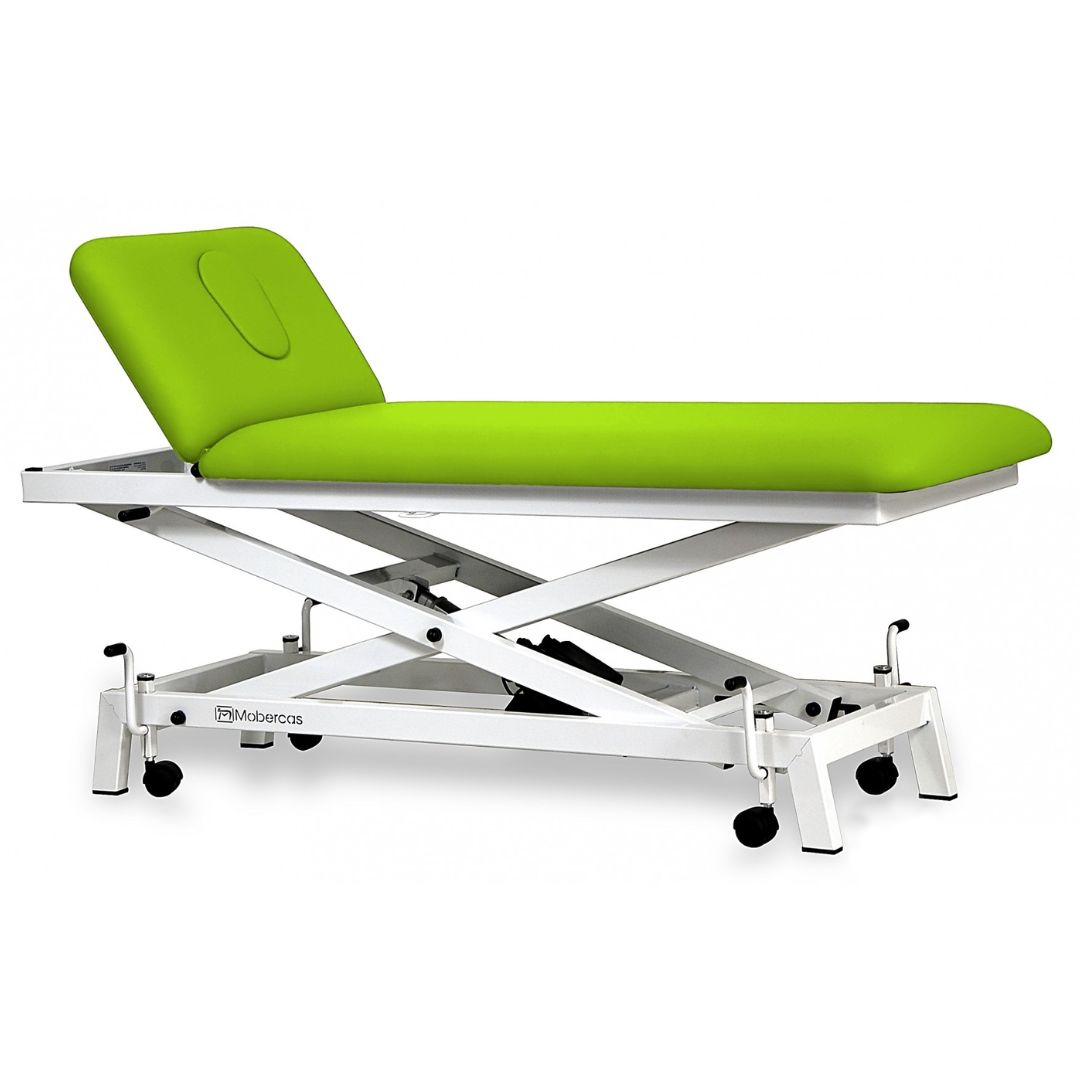 Electric 2-section pediatric stretcher with reinforced scissor ...