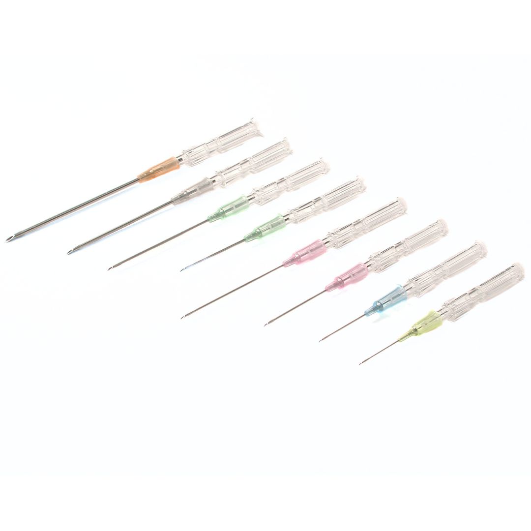 Catéter IV periférico de PU, 0,85 mm/22 G x 25 mm. Caja de 50 unidades ...