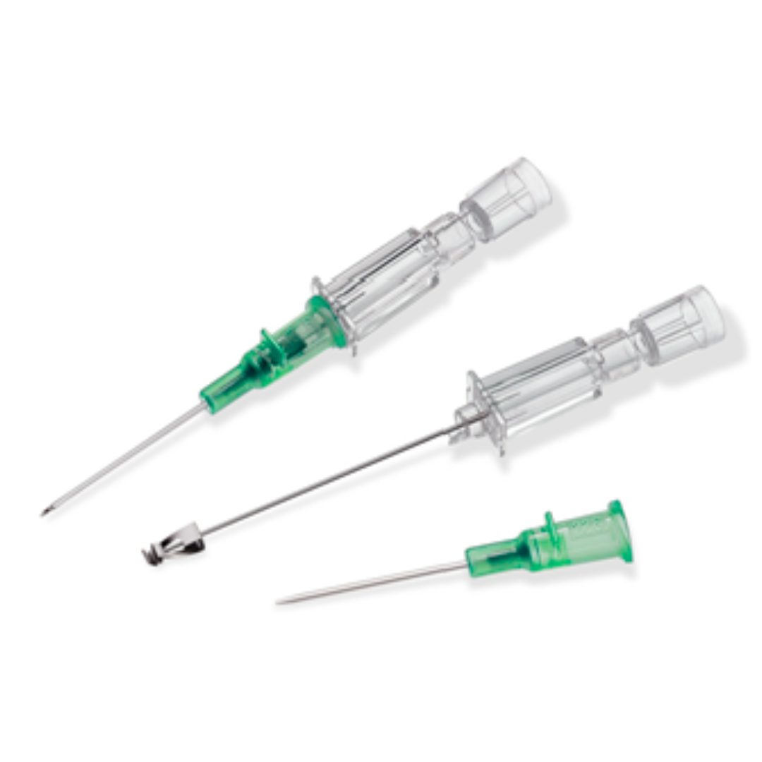 Catéter IV periférico de seguridad Introcan Safety®, 18 G x 45 mm. Caja ...