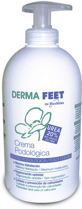 Dermafeet Crema Podológica 20% Urea C/Dispensador 480ml | Cremas y ...