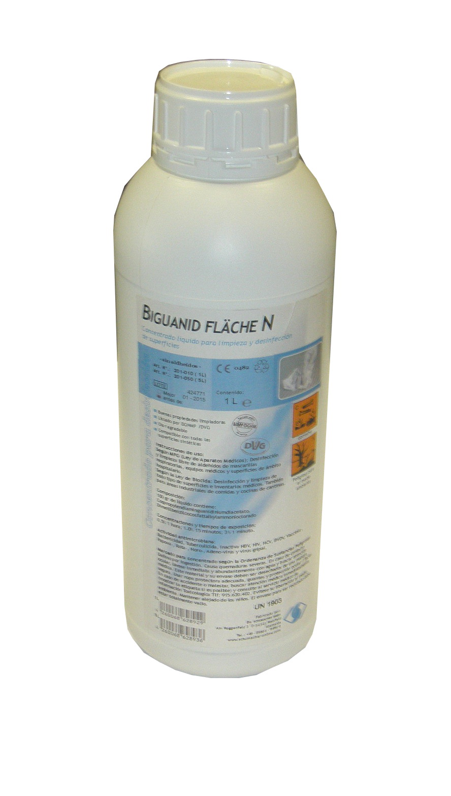 Desinfectante para superficies Biguanid 1l. | Superficies