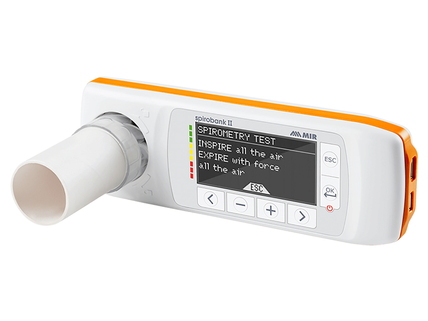 Espirómetro Spirobank II Smart con Módulo SpO2 y Software | ESPIRÓMETROS