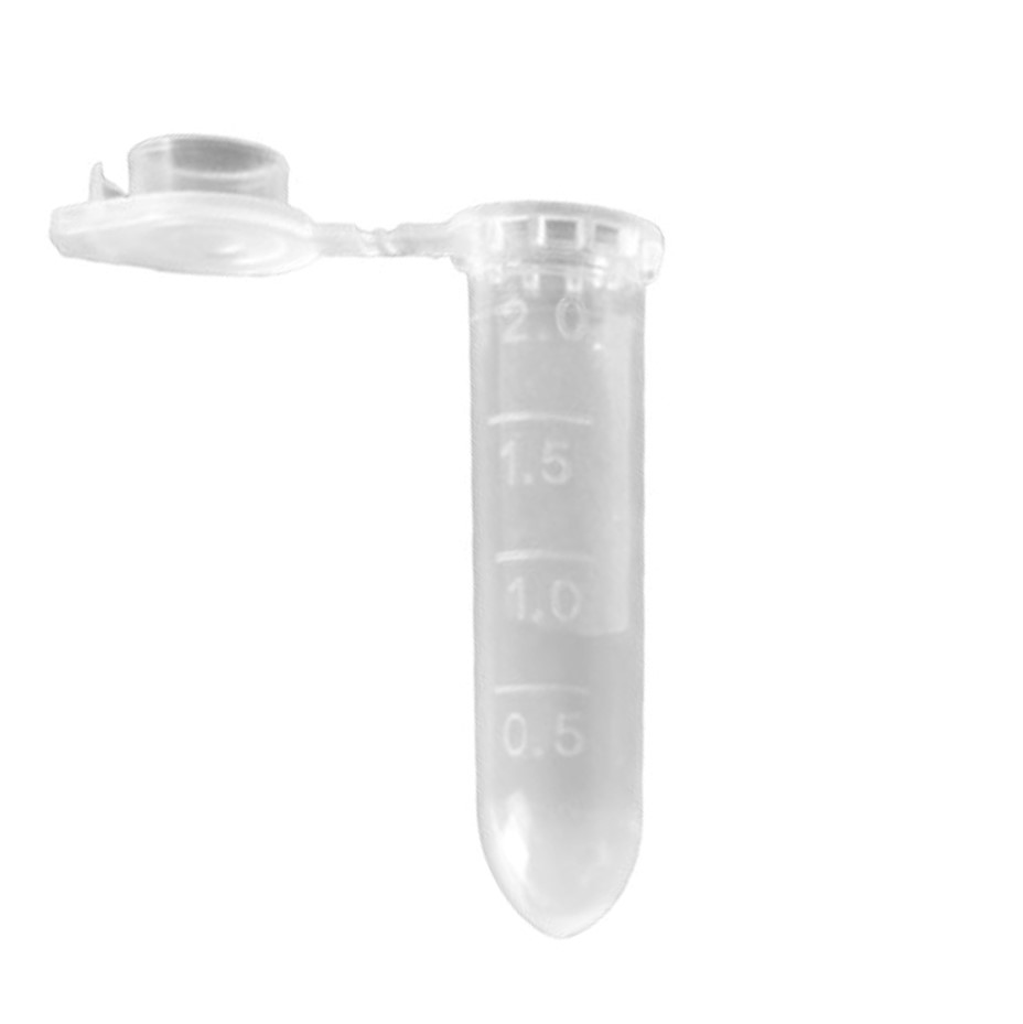 Microtubo de polipropileno graduado, 2ml. Caja de 500 unidades ...