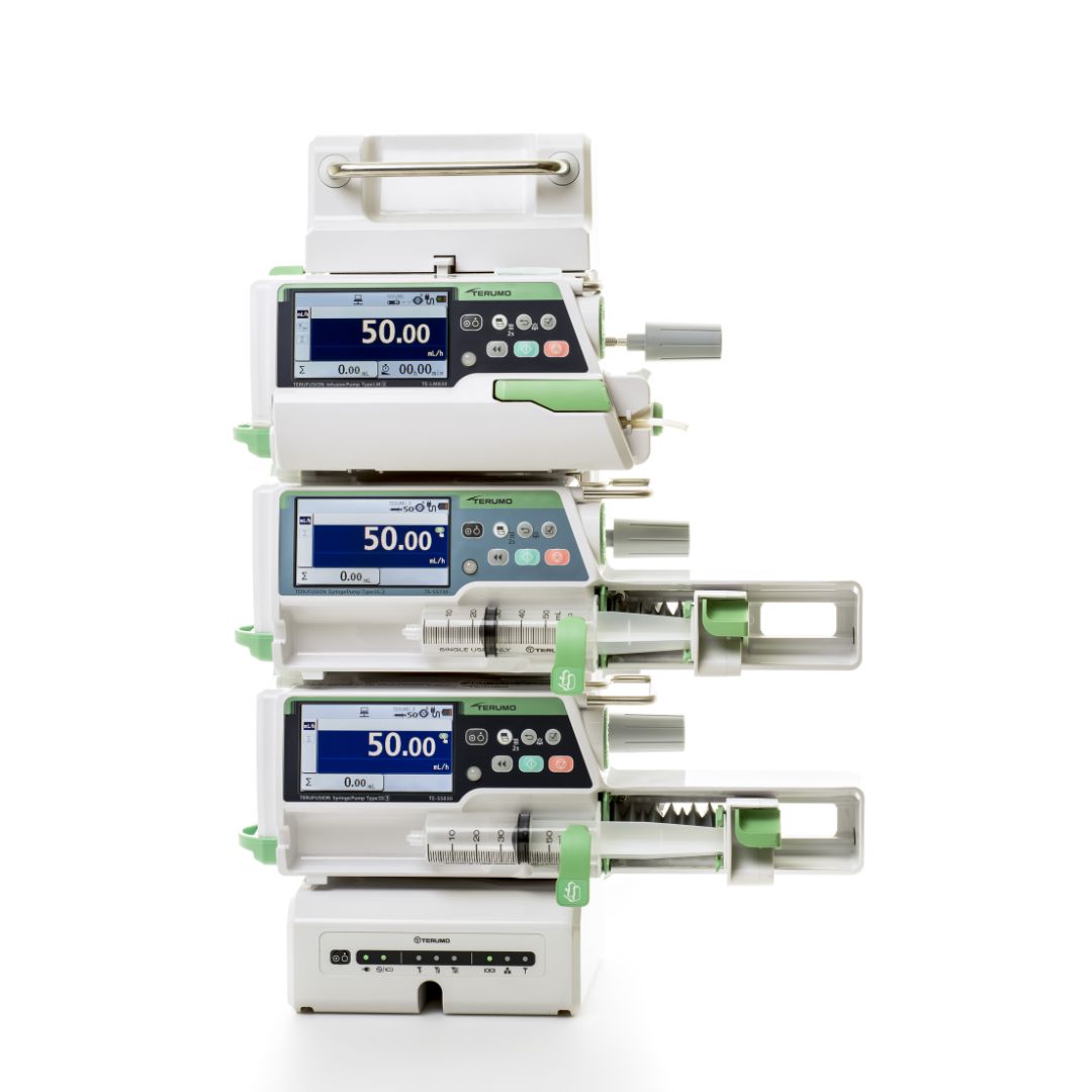 Rack estándar para bombas de infusión, 3 ranuras | Bombas de infusión