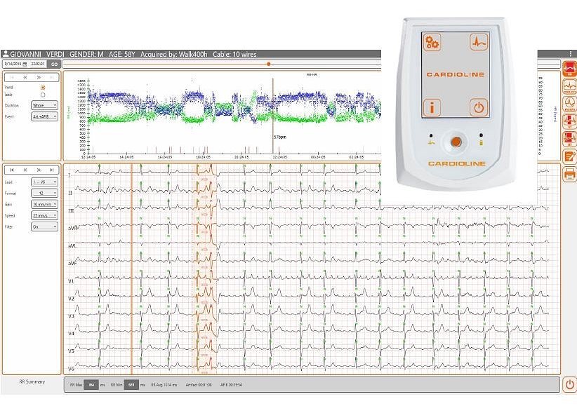 Registradora walk400h + cubeholter software | HOLTER / HOLTER MAPA